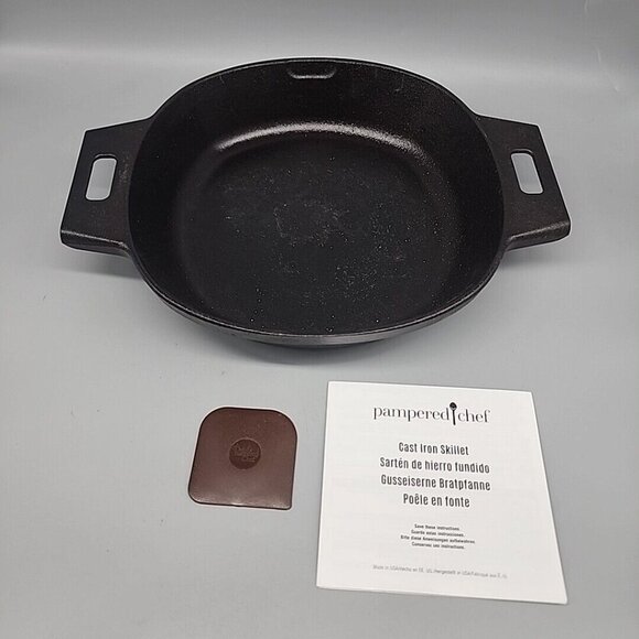 Pampered Chef | Kitchen | Pampered Chef Cast Iron Skillet Manual ...